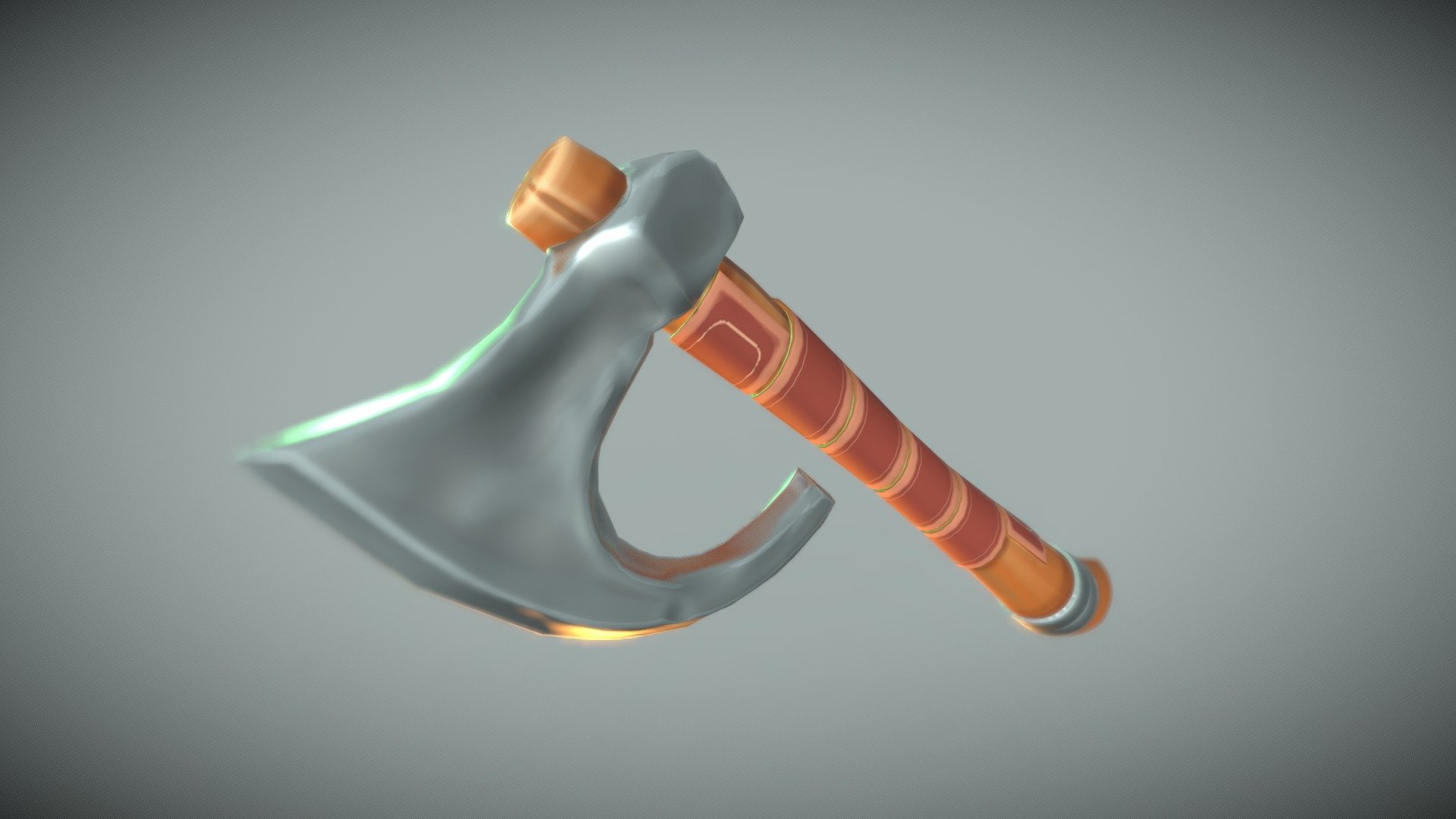 Stylized Axe 3d Model By Hamran 87809f2 Sketchfab 