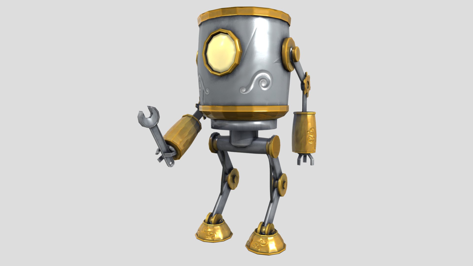 Steampunk Mecha - 3D model by ngocngo.designer [8782e7b] - Sketchfab