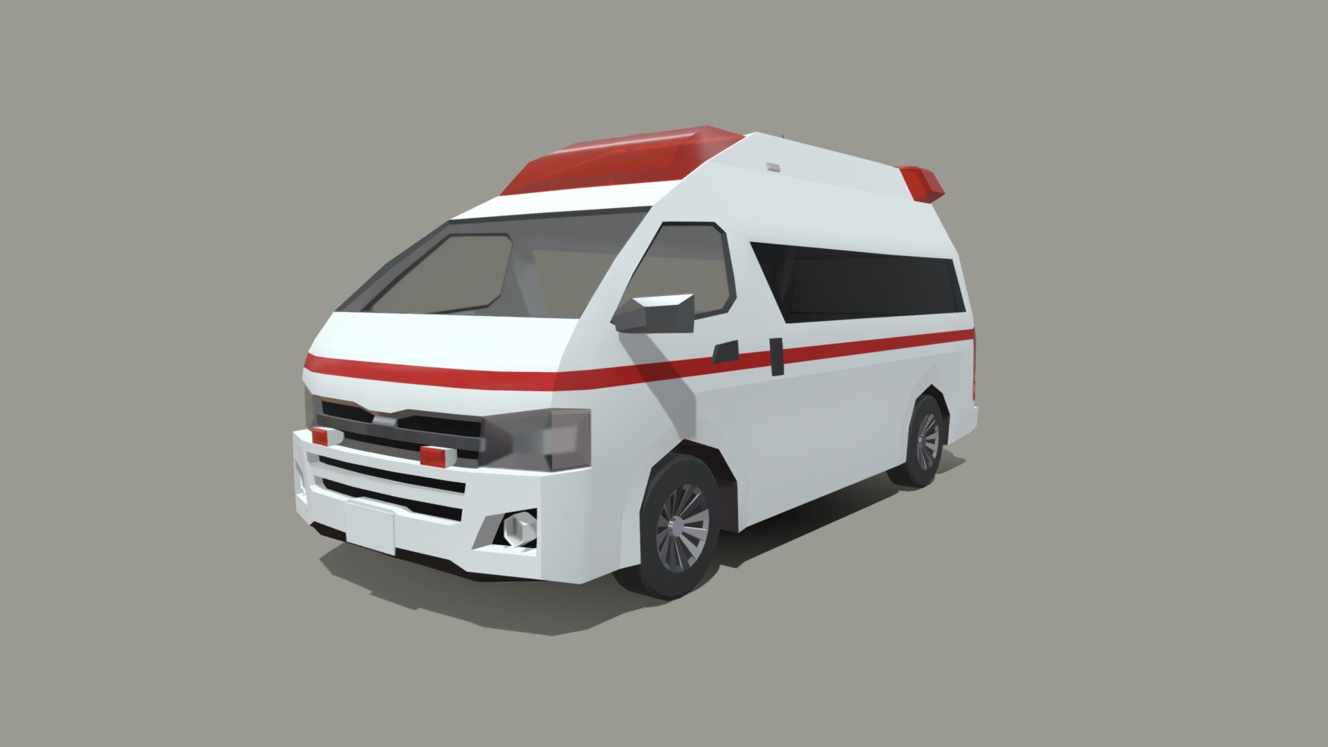 Japanese Ambulance Van - Download Free 3D model by Pavel Gorbachev ...
