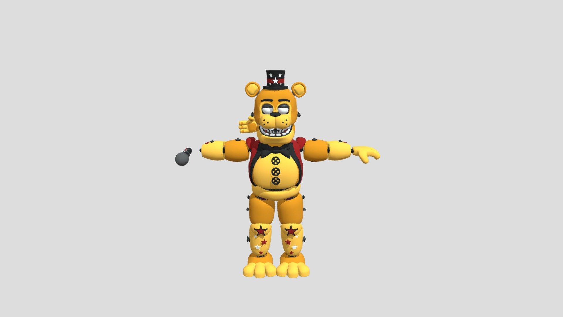 Star Unw Freddy - Download Free 3D model by Davoxel (@Yourmumsleftball ...