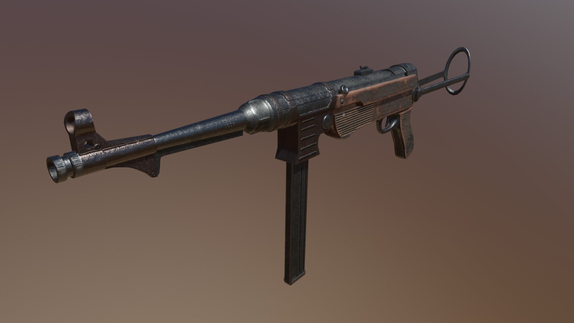 MP-40 - 3D model by Kyle Gerber (@kegerber) [8786f3a] - Sketchfab