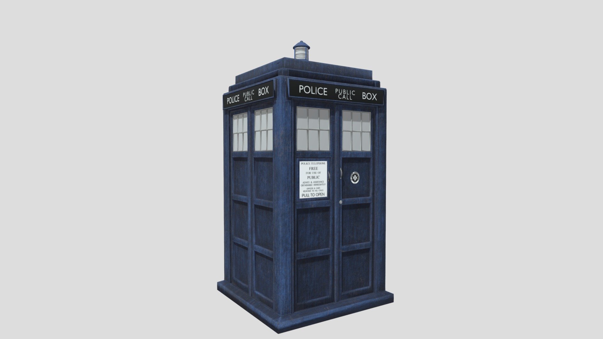 Tardis - 3D model by Sore (@sore_.) [8787af4] - Sketchfab