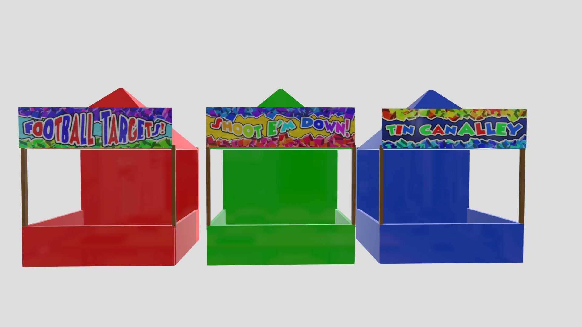 Game Stalls - Download Free 3D model by BBOY2012 (@kimgriffiths120 ...