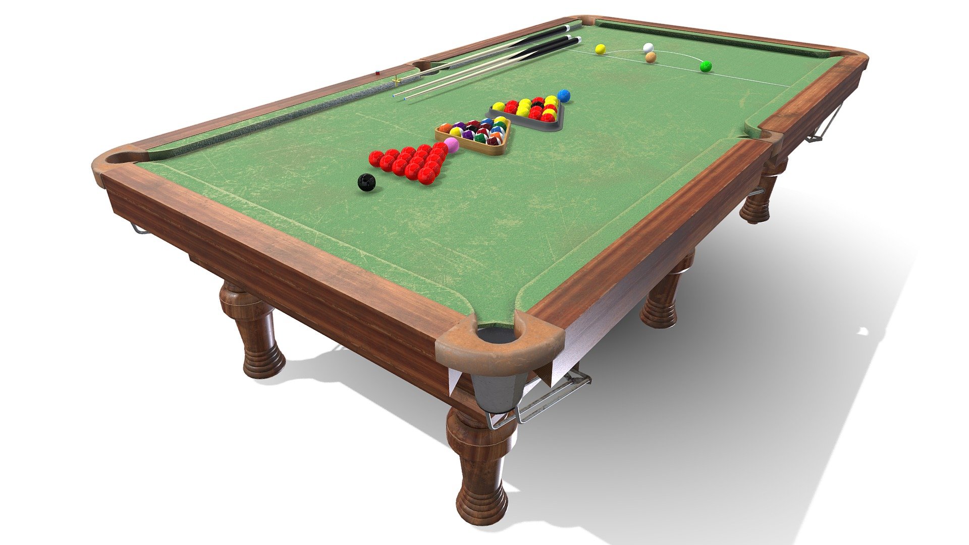 Snooker Table - Buy Royalty Free 3D model by Studio Lab (@studiolab.dev ...