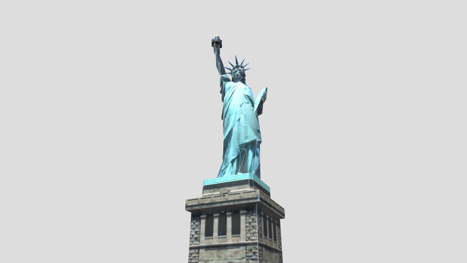 Statue of Liberty - Download Free 3D model by Polskaball ...
