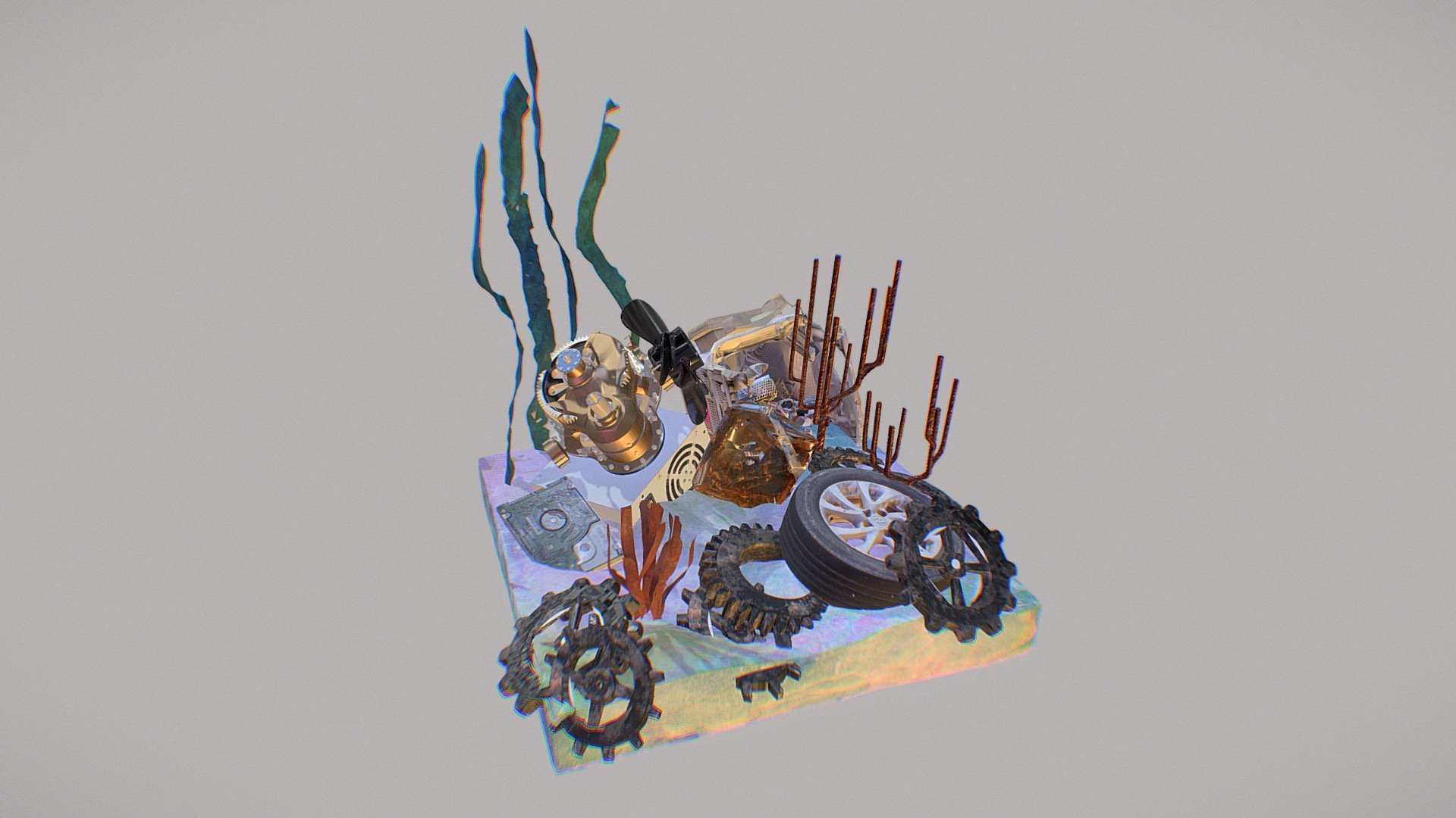 iron-turtle - Download Free 3D model by huangxiaoya [878acff] - Sketchfab