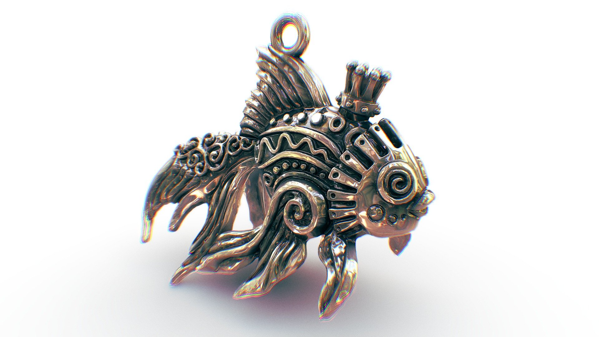 Goldfish - 3D model by Mihail Burmistrov (@mishkin79) [878cc86] - Sketchfab