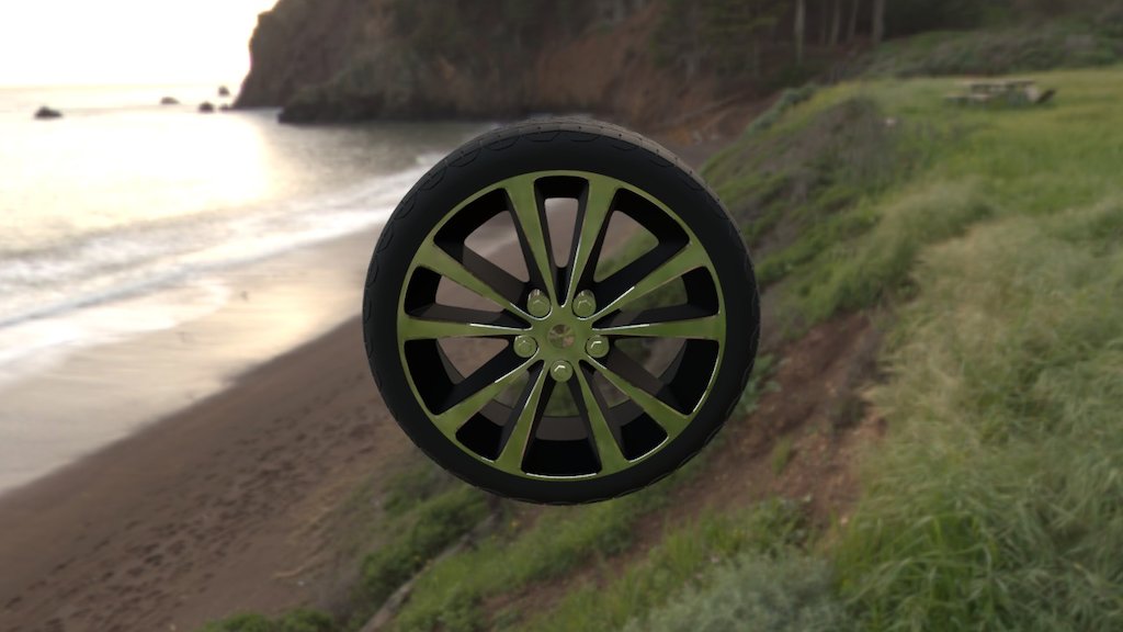 CGCookie Exercise - Modeling a Wheel - 3D model by lavvy (@lavl ...