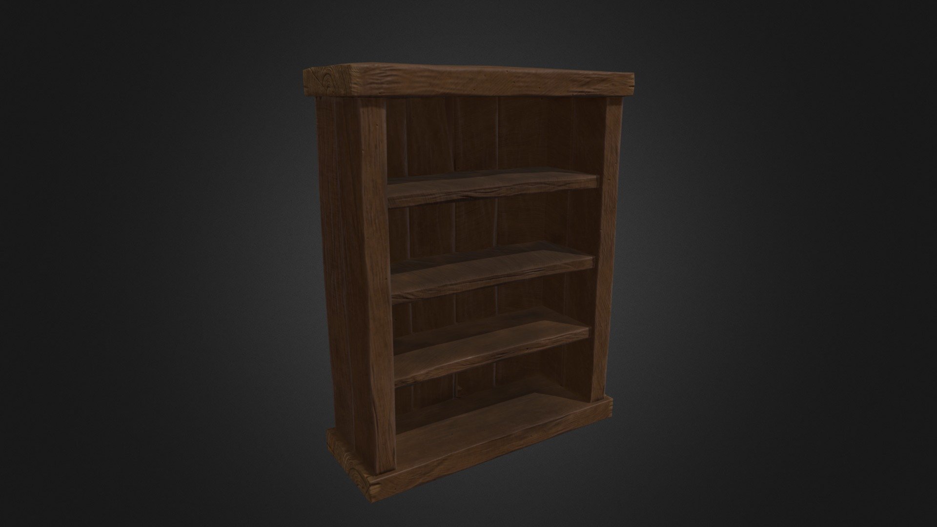 Stylized Bookshelf - 3D model by cheese3d [87901fb] - Sketchfab