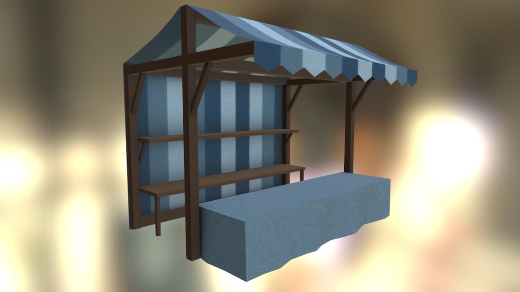 Marketplace Stand - 3D model by Jodie (@jgucf) [8790331] - Sketchfab