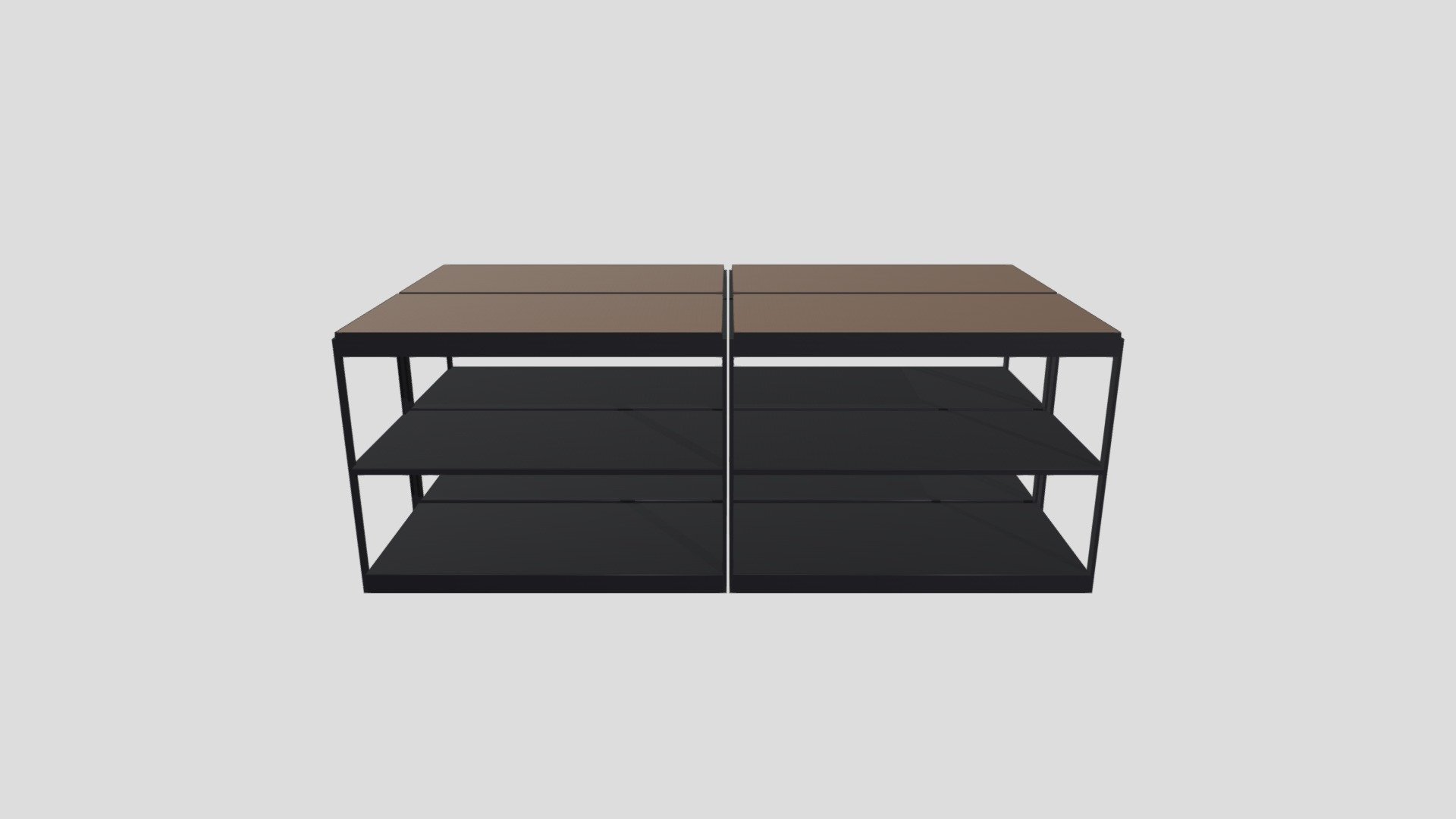 RD - Store Rack 1 Set(4) 2500 X 1250 Layout 1 - 3D model by ...