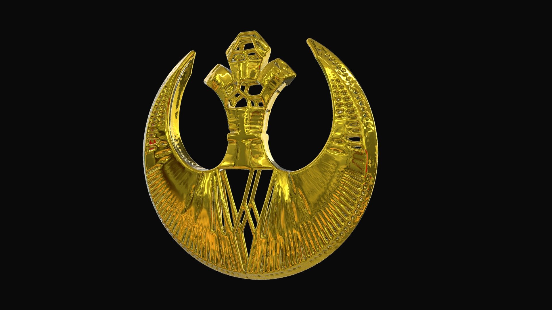 Starbird Emblem - 3D model by kaaa [8790bcf] - Sketchfab
