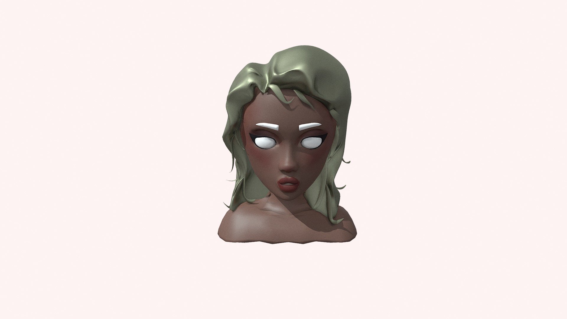face_girl - 3D model by 2352msd [8791eae] - Sketchfab