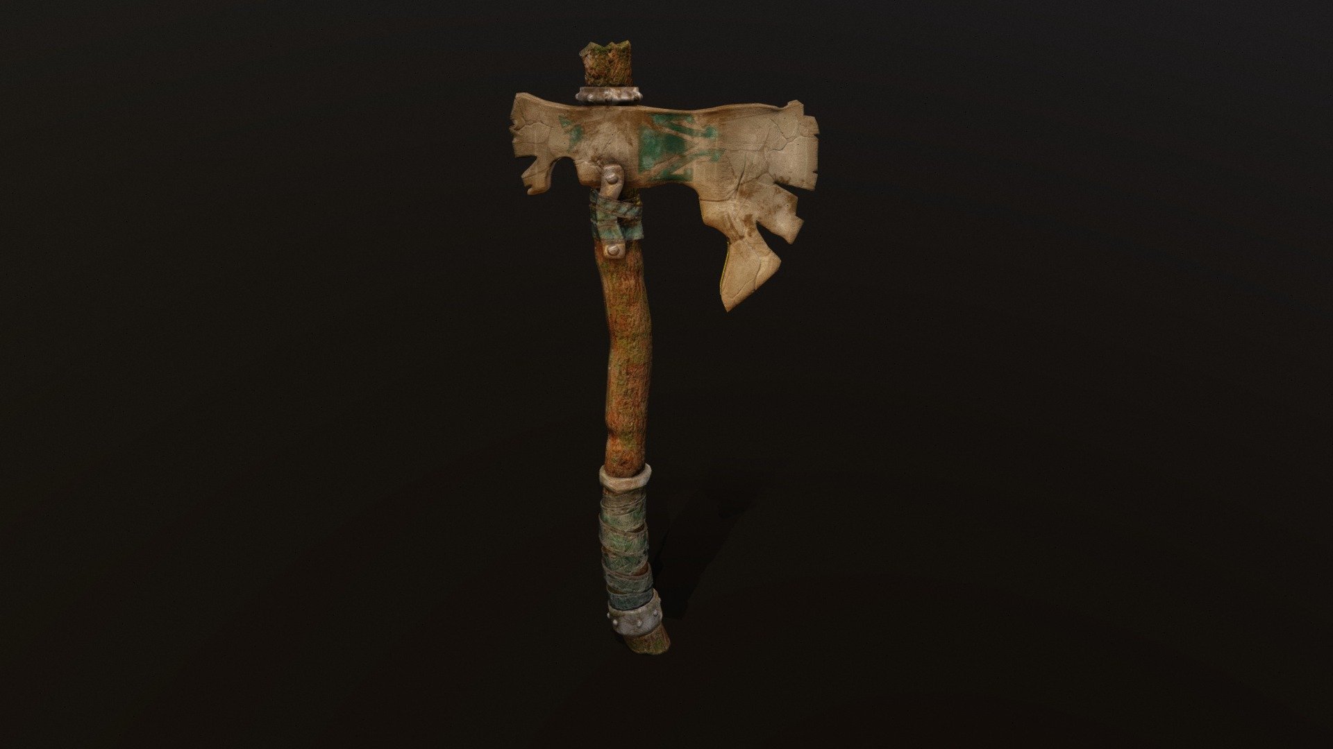 3D tomahawk modeling and texturing - 3D model by Marie-Soleil_P [8794ed6] - Sketchfab