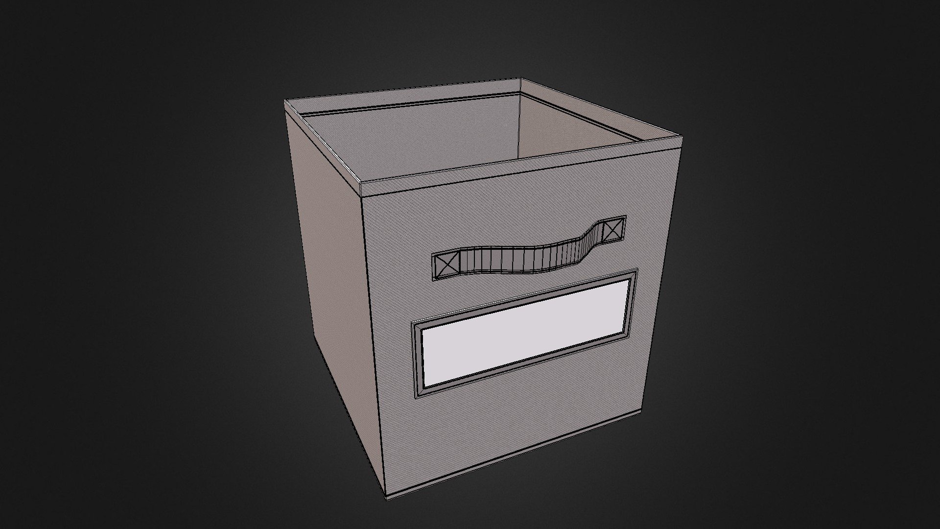 fabric box - Download Free 3D model by odaymat [8796d16] - Sketchfab