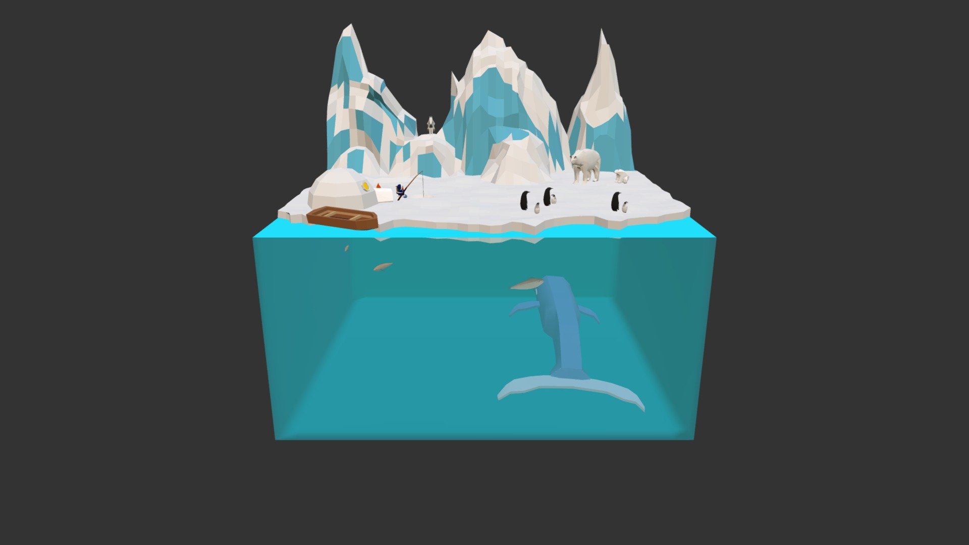 Iceberg - 3D model by MinDBreaK [8798df9] - Sketchfab