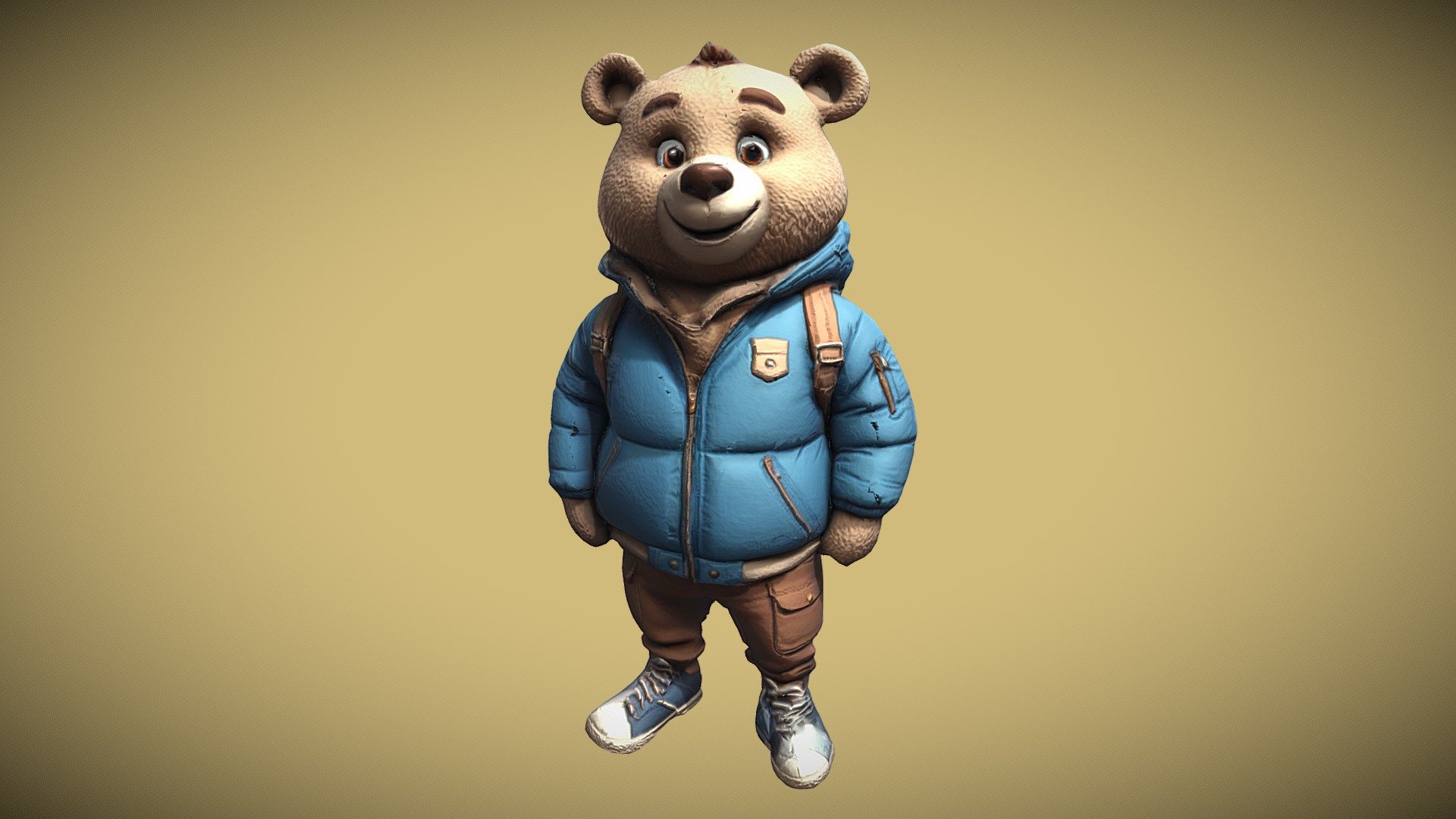Stylized Bear - Buy Royalty Free 3D model by SAXN [879bdfa] - Sketchfab ...