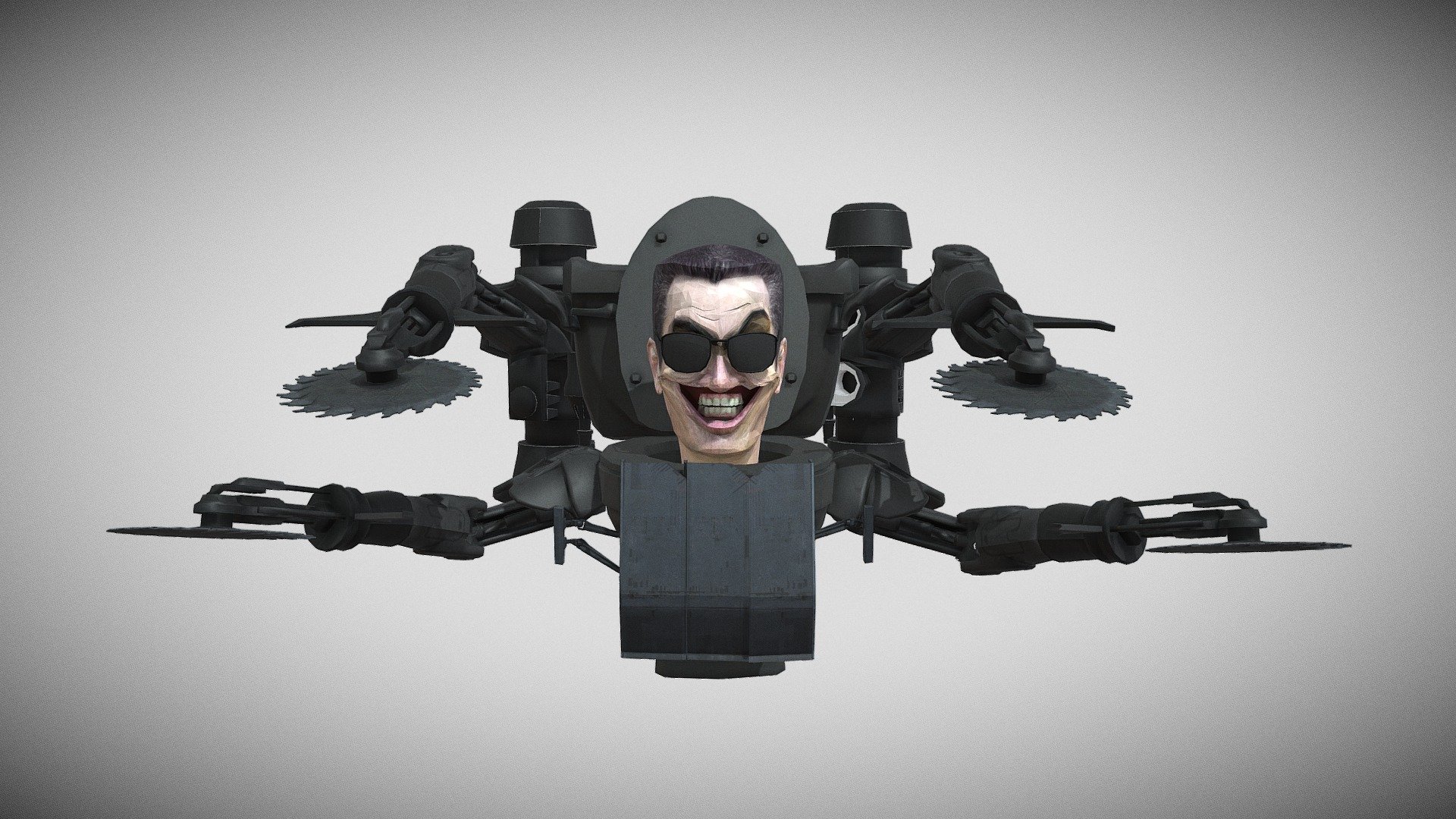 Gman BuzzSaw Clone - Download Free 3D model by Toilet (@ToiletFax ...