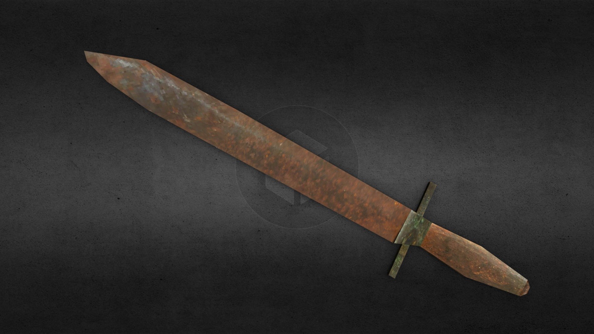 Ps1 - Confederate Rusty Knife - Download Free 3D model by swordmanck ...
