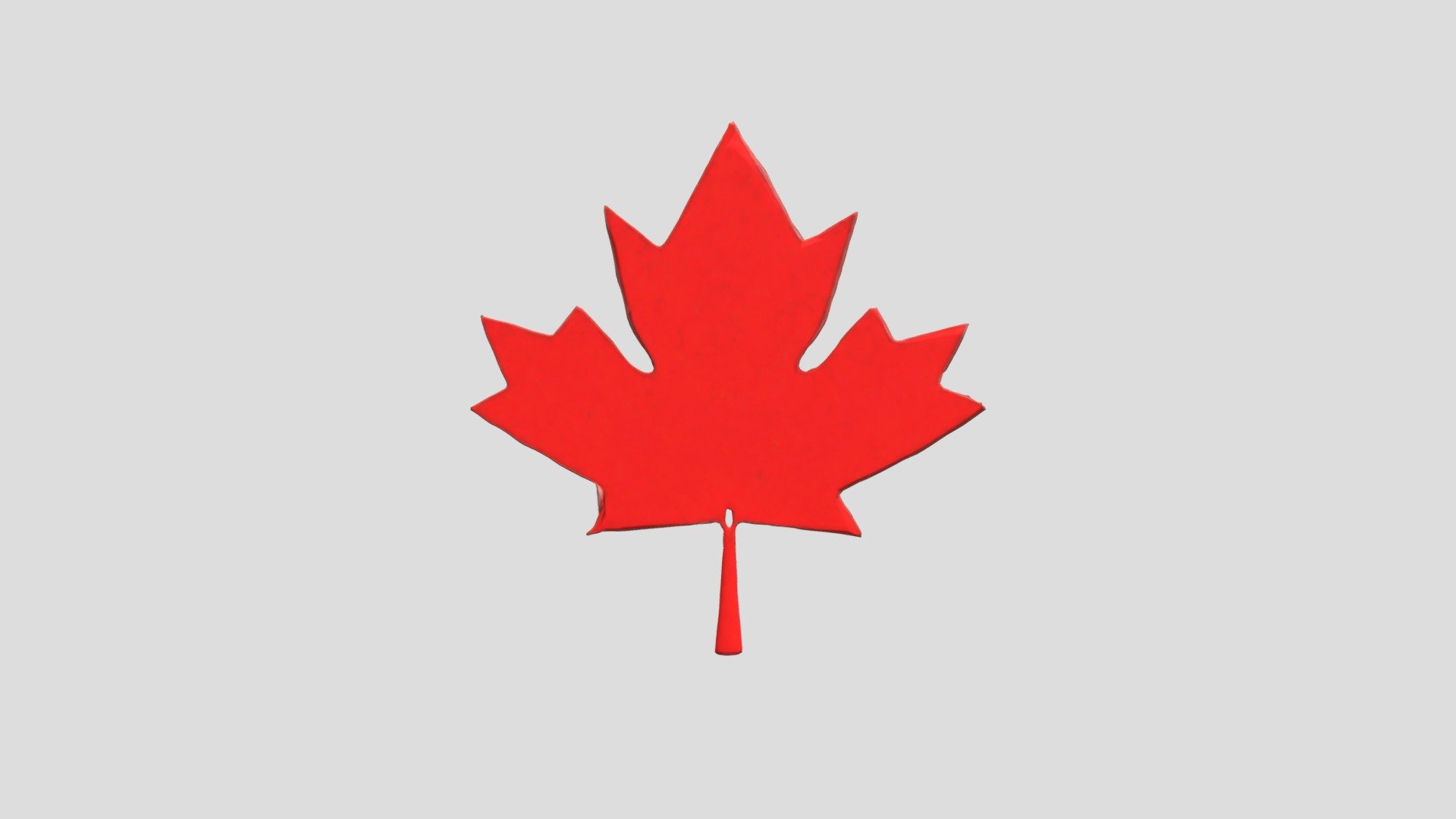 Maple Leaf Symbol - 3D model by Lil Johns (@liljohns) [879d481] - Sketchfab