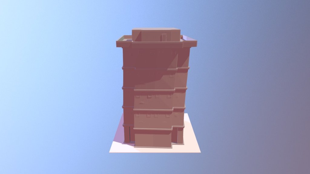 Stylized Building - 3D model by m005h13 [87a2149] - Sketchfab