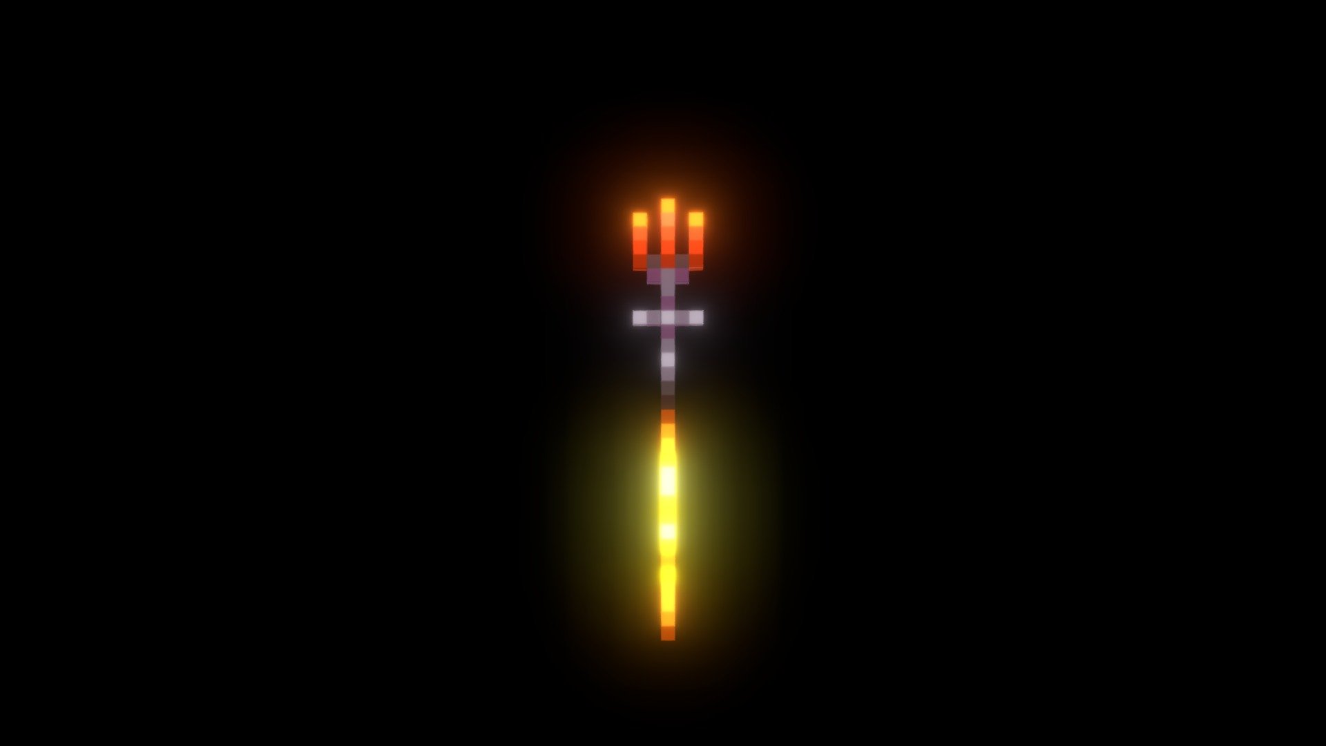 Netherite trident - 3D model by ryanaalpay [87a270e] - Sketchfab