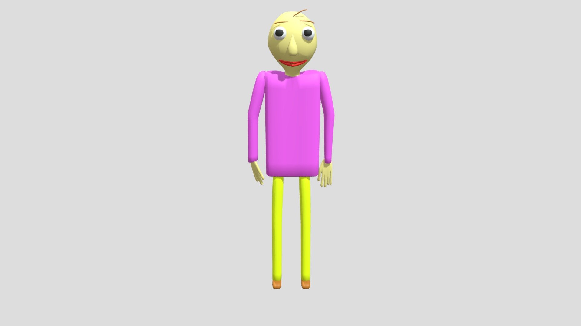Baldi's substitute teacher - Download Free 3D model by Johnthe3dModeler ...