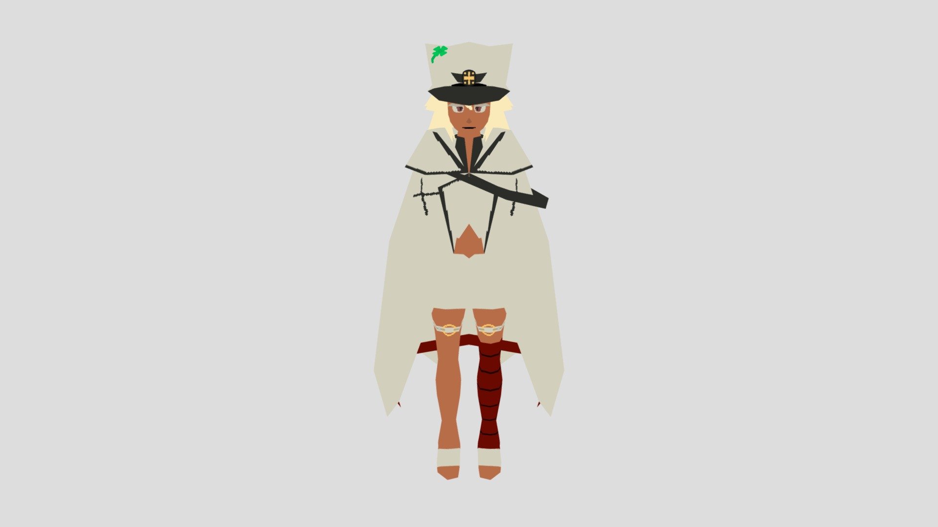 Ramlethal Valentine - Low Poly Model - 3D model by Seraph-TKD (@The_Key ...