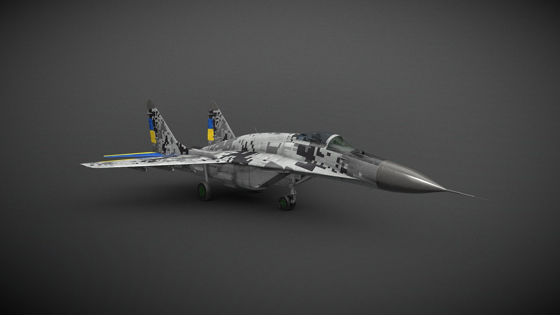 MiG-29 Slovakia 2009 Transferred to Ukraine - 3D model by Nestea Games ...