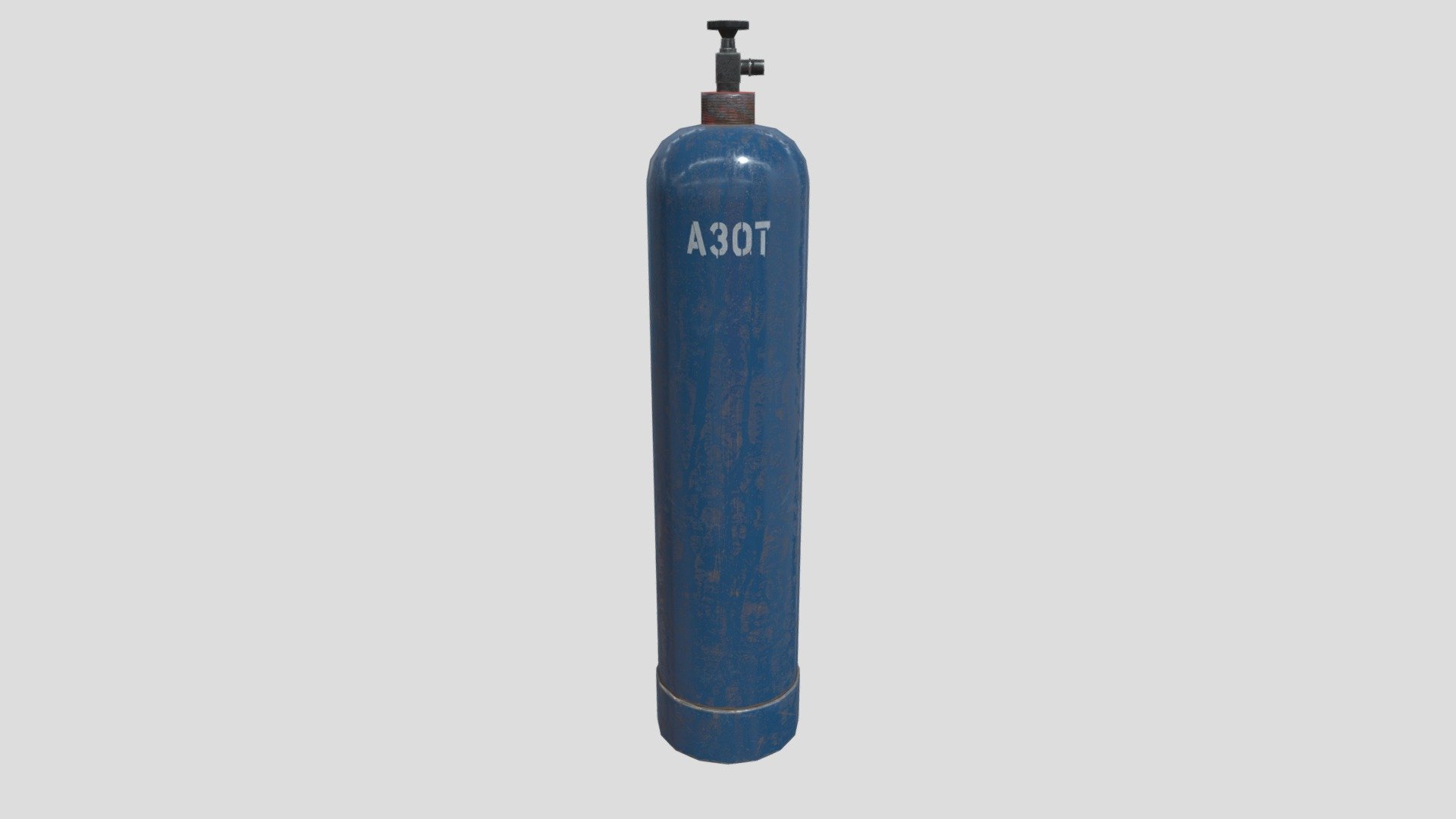AZOT tank (blue) [Азотный баллон] - Download Free 3D model by ...