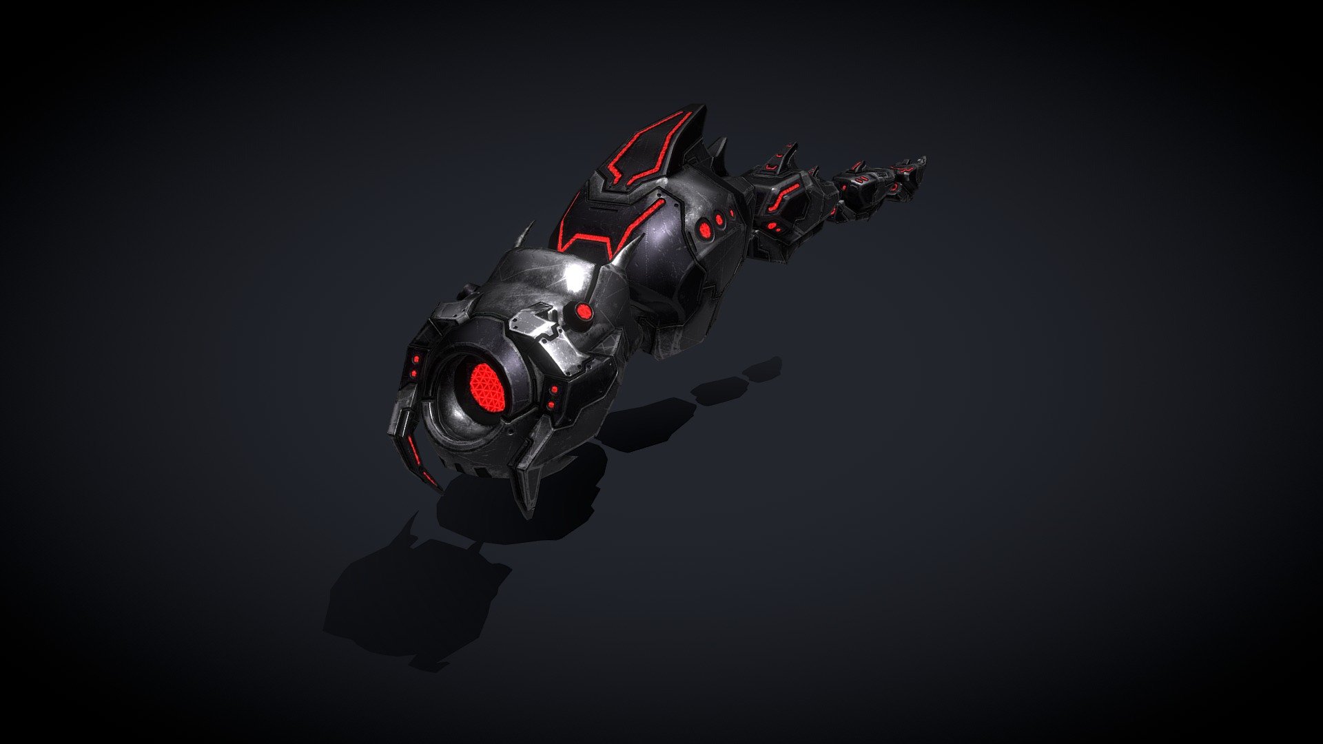 Exo Core : Shooter - 3D model by Axel Martin (@axel.martin) [87a732b ...