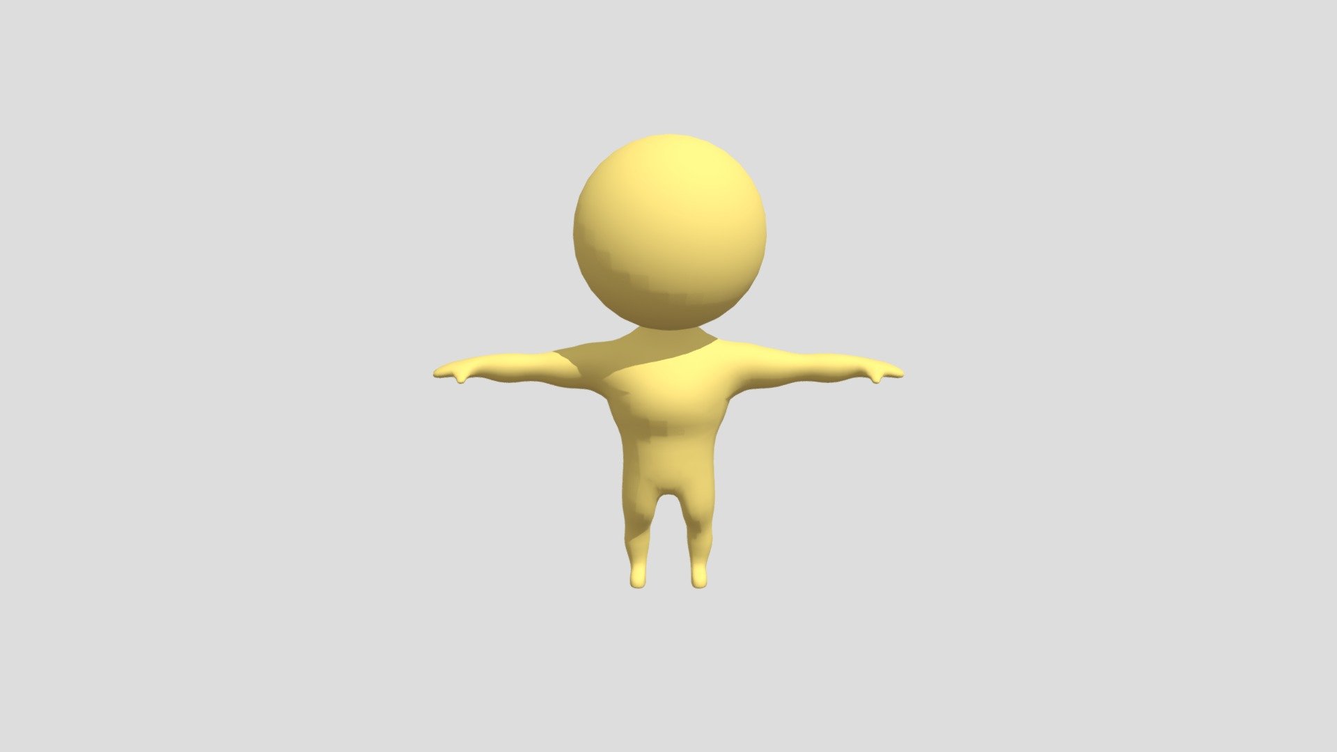 Hypercasual muscler character - 3D model by iskeletumut [87a8313 ...