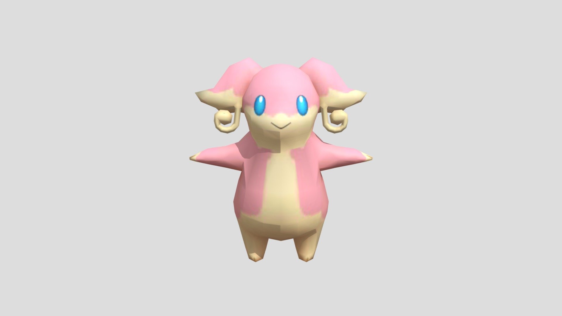 Audino - 3D model by Oui (@metooanicet) [87a8ed5] - Sketchfab