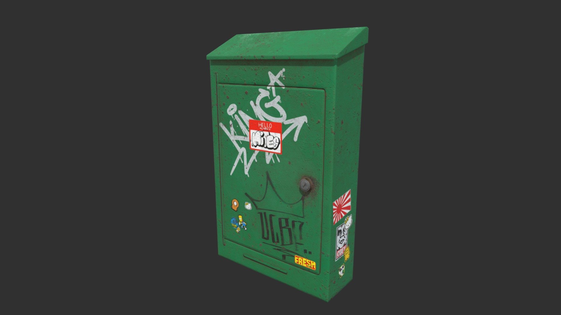Mail Box - Download Free 3D model by Olli_one [87a9105] - Sketchfab