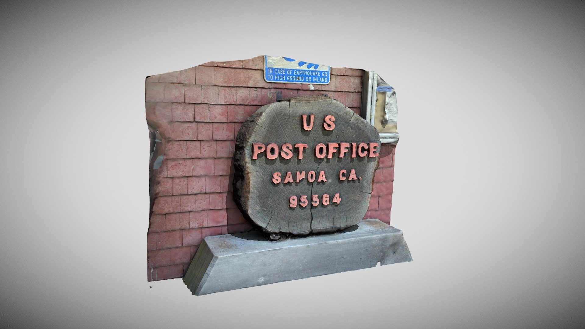Samoa Post Office Sign - Download Free 3D model by hijinx (@danshahin ...