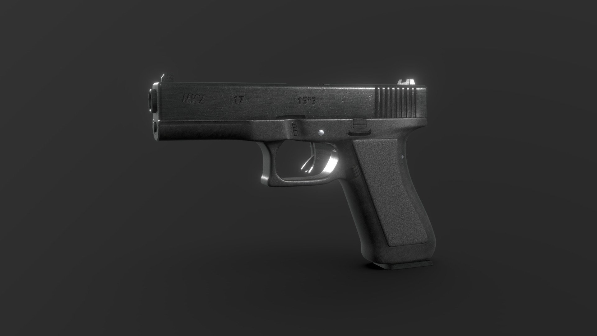 Pistol_9mm - Download Free 3D model by Alex_Vikodin (@alex_vikdoin ...