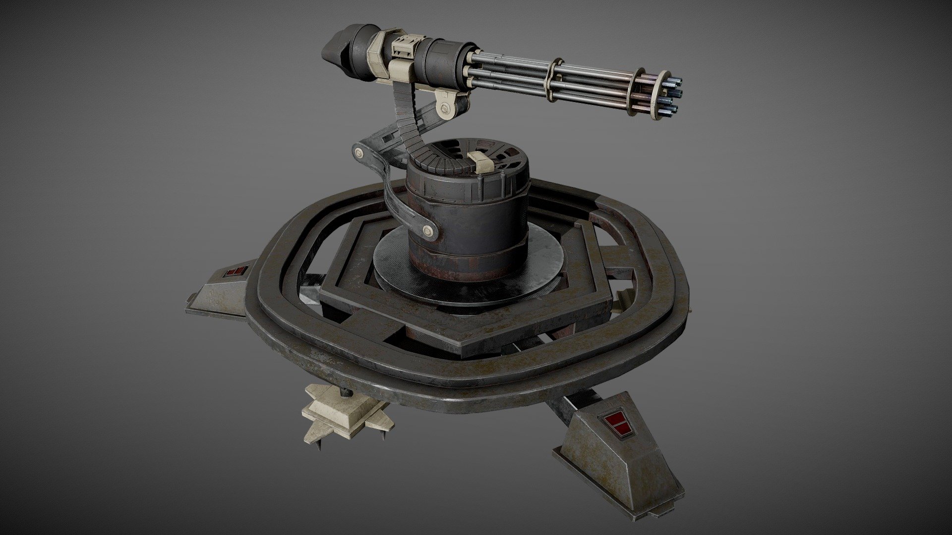Machine Gun - 3D model by brewoliverin [87ad873] - Sketchfab