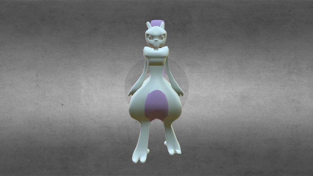 01.Mewtwo - 3D model by gustavo.maldonado (@maldonado.gustavo) [87ae4ae ...