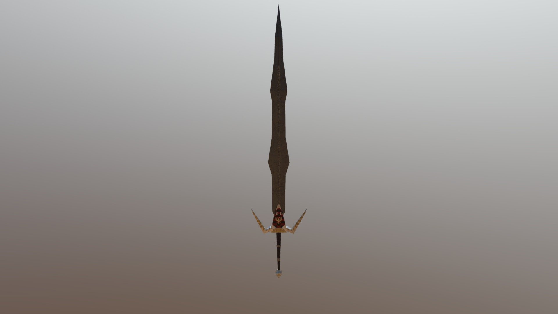 medieval sword - 3D model by Matthew (@mtlynch) [87ae939] - Sketchfab