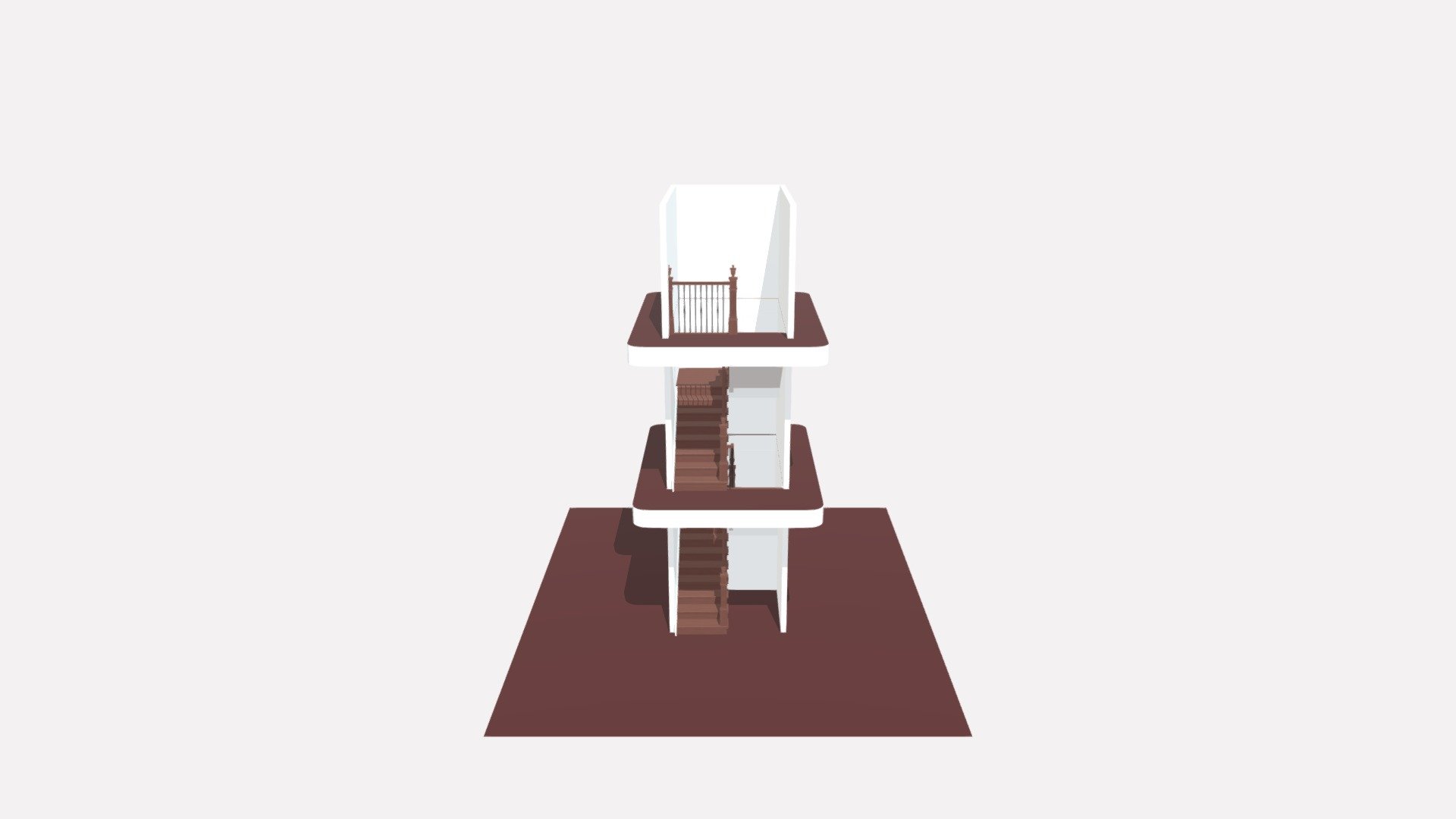 Michanie 470 Acacia - 3D model by Accurate Stairs and Railings ...