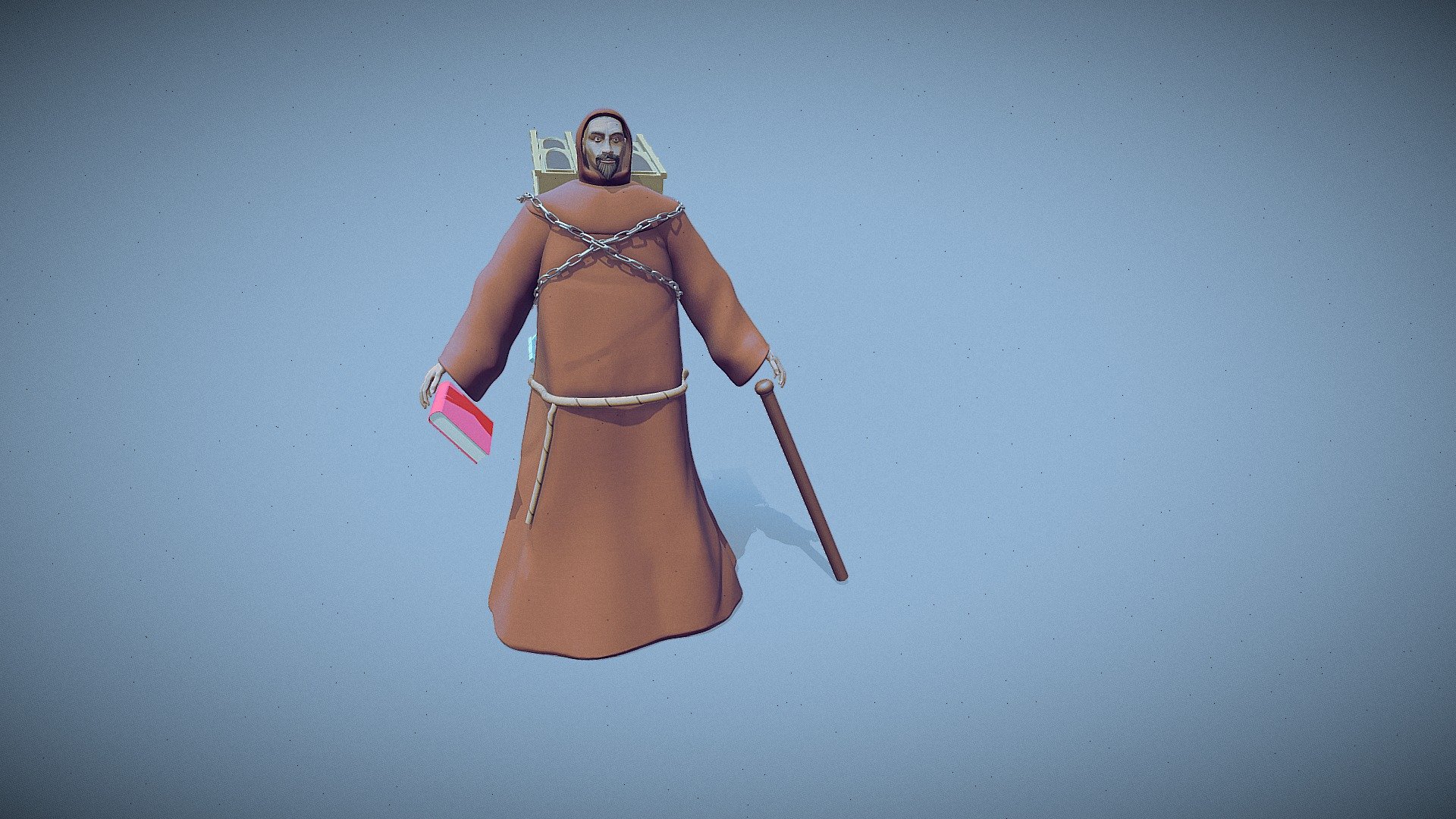 chained Christian monk - Download Free 3D model by Diegolas14 [87b15b0 ...