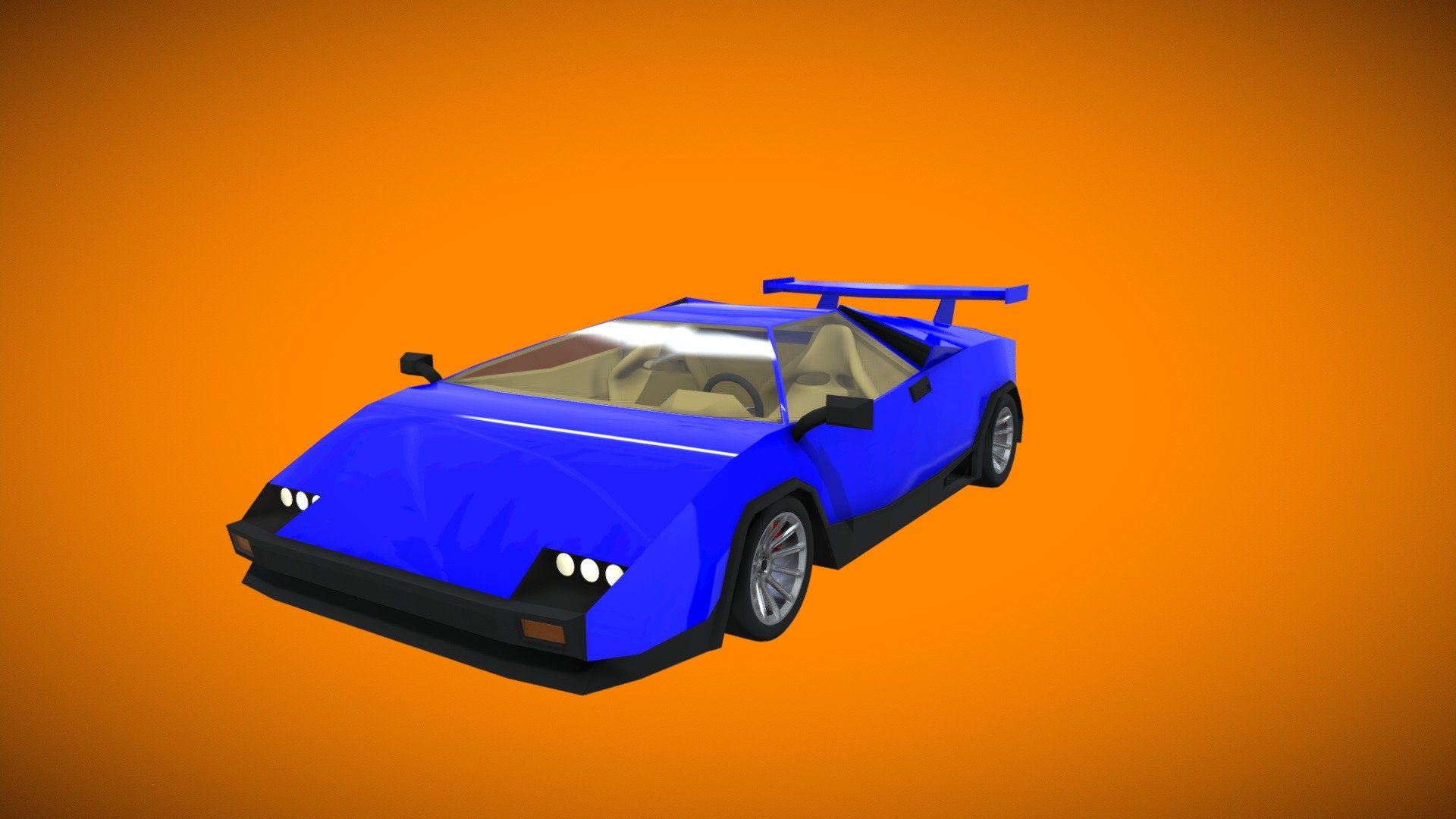 Custom Wedge Car - Download Free 3D model by the 86 guy (@the_86_guy ...