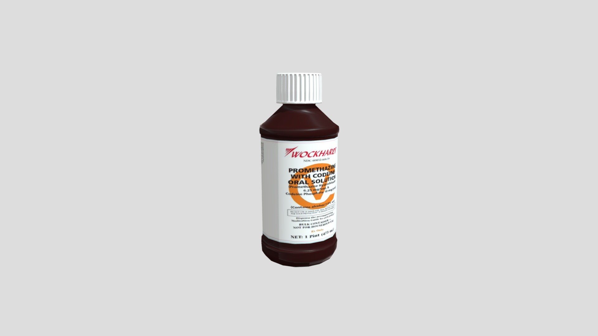 Bottle Wockhardt - Lean - 3D model by Berpz [87b197e] - Sketchfab
