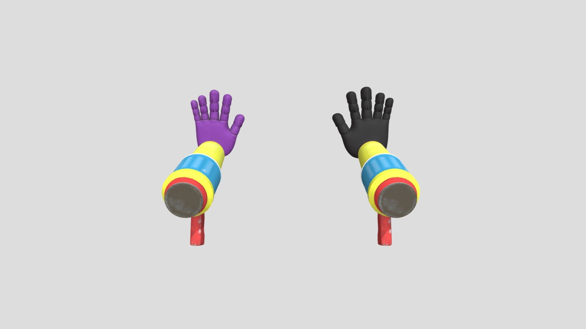 poppy-playtime- purple and black hand - 3D model by Mines0986 [87b1c85 ...