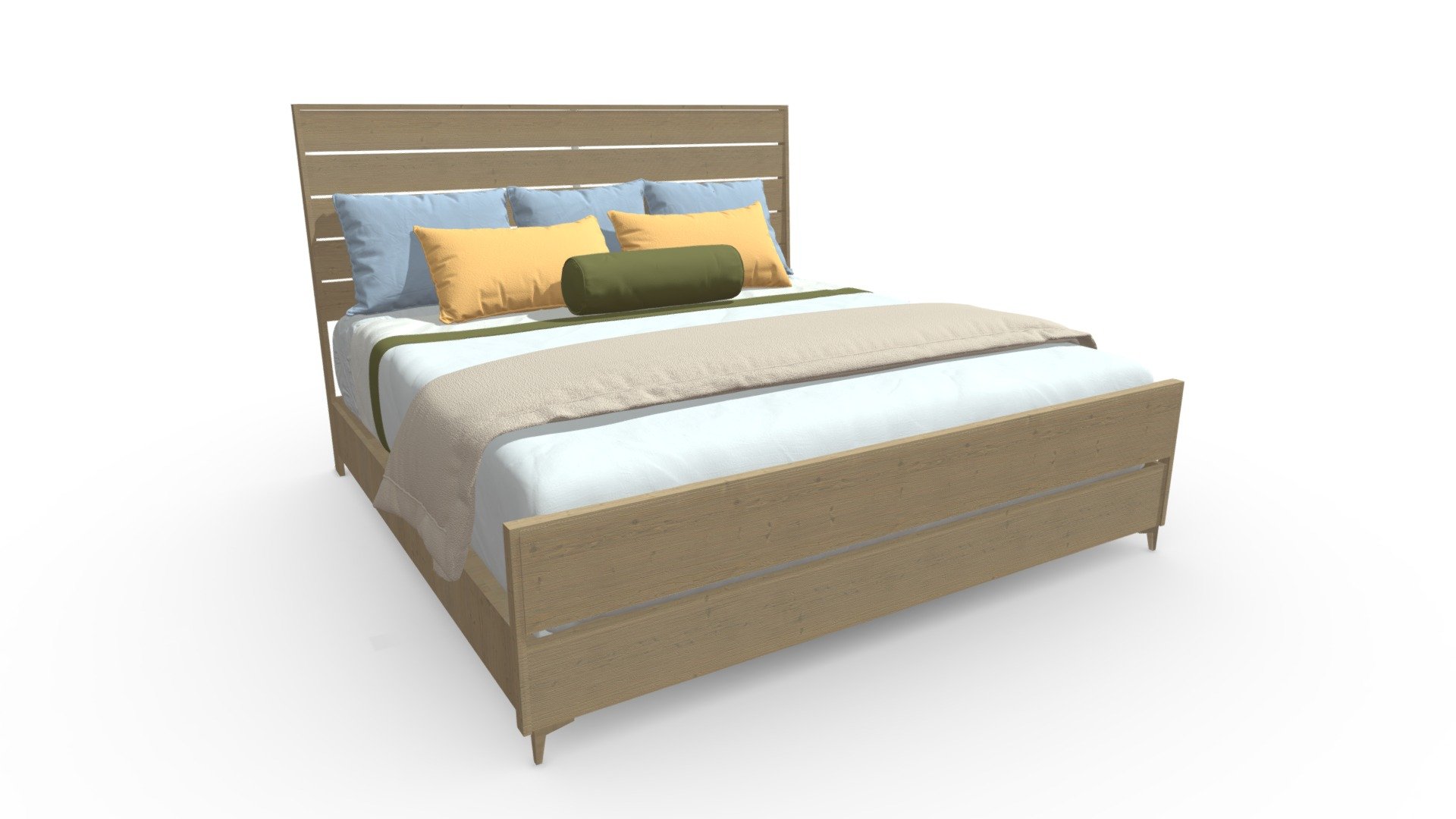 Bed CORT - 3D model by alex_shp [87b1ec1] - Sketchfab