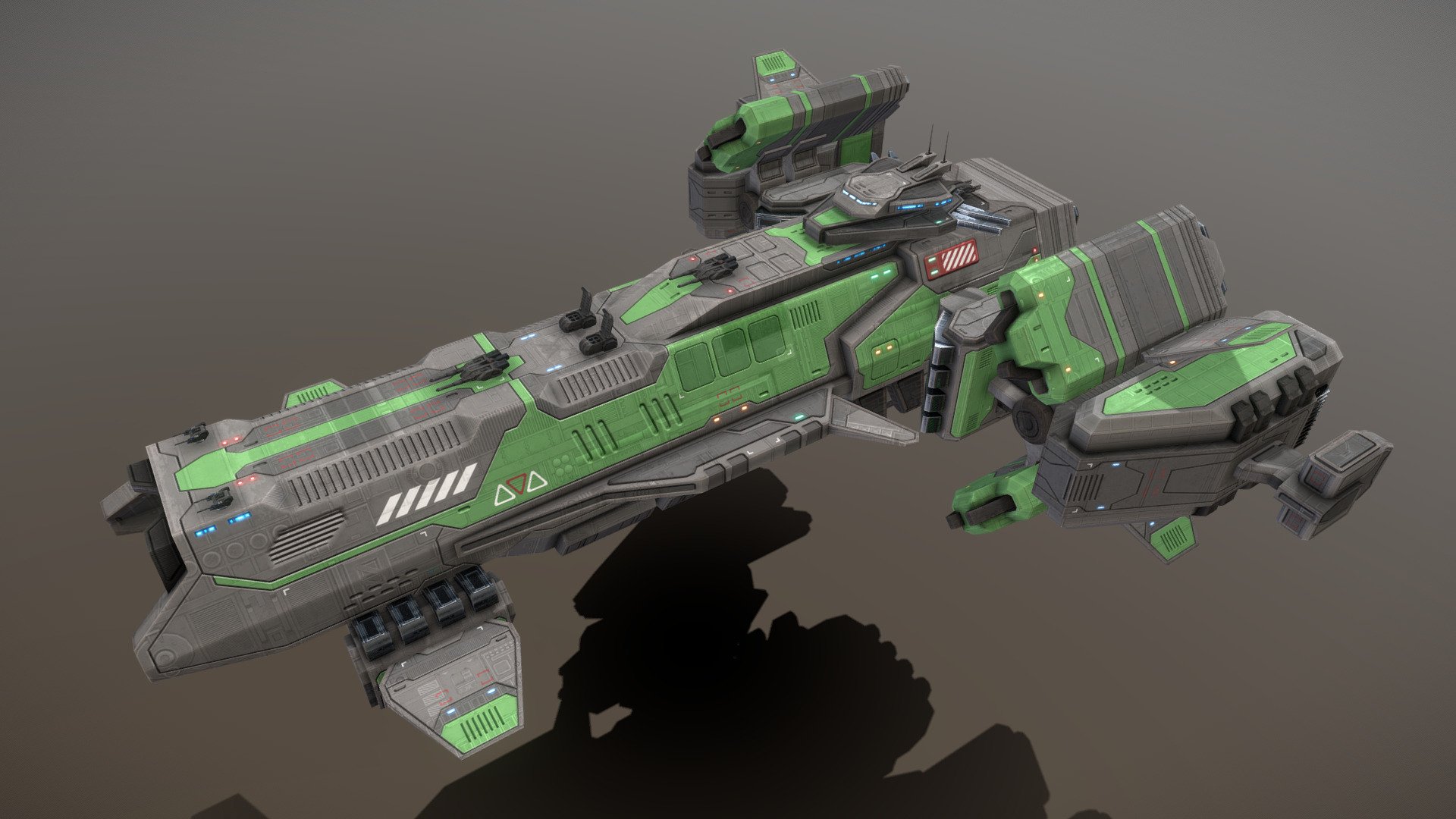 Hannibal Class Destroyer - Buy Royalty Free 3D model by MSGDI [87b2b46 ...