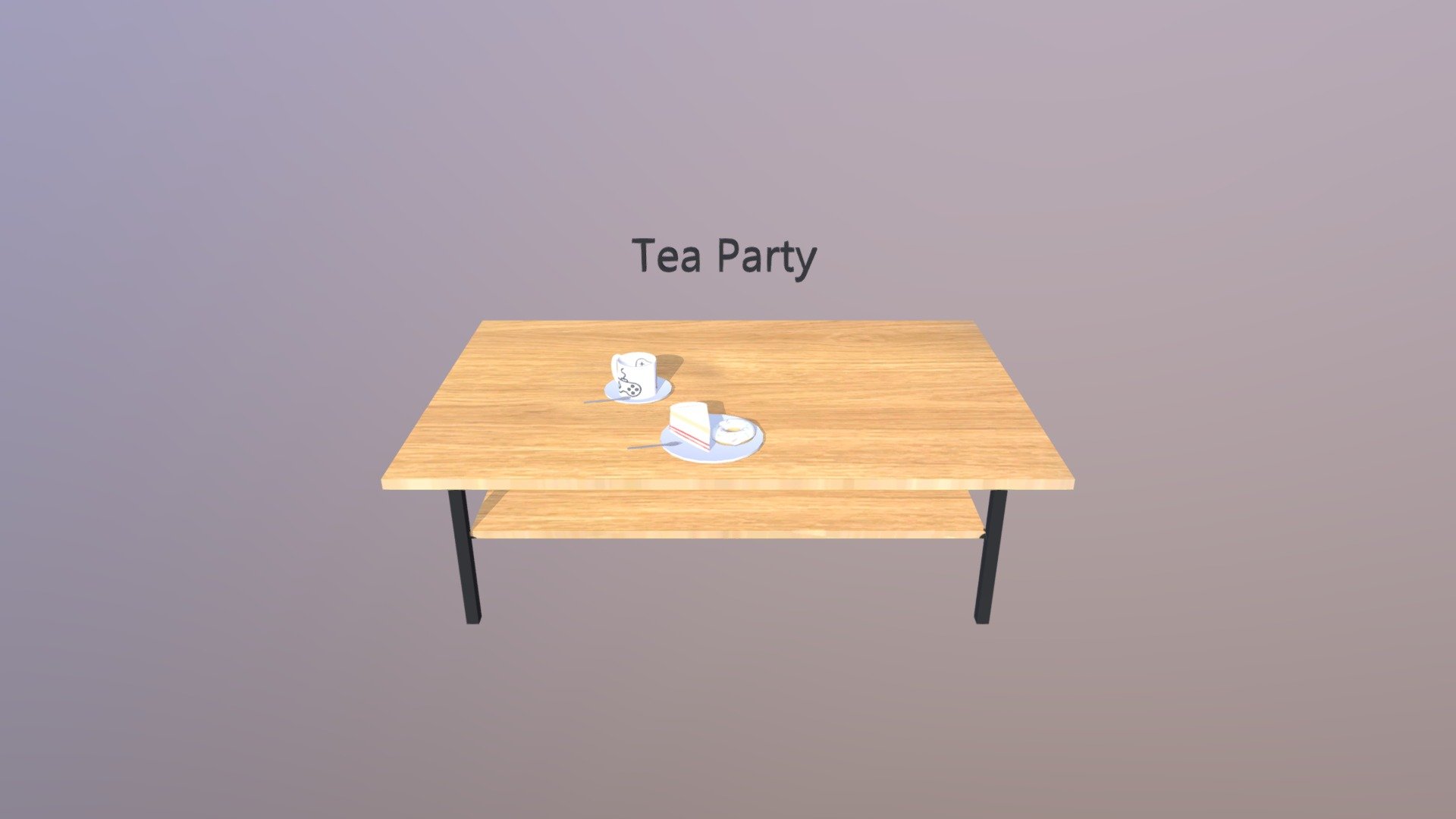 Tea Party Complete - 3D model by Pvt_Cupcake [87b2bd5] - Sketchfab