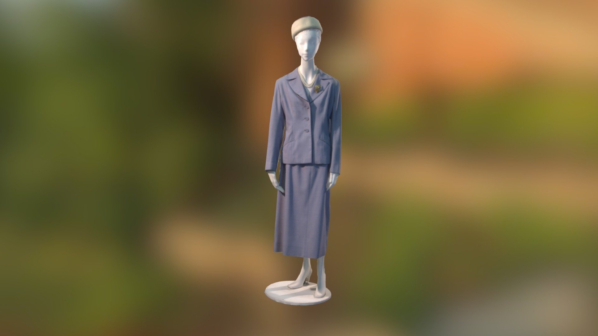 Blue Dress - Download Free 3D model by Seth Berrier (@berriers) [87b2fa9] - Sketchfab