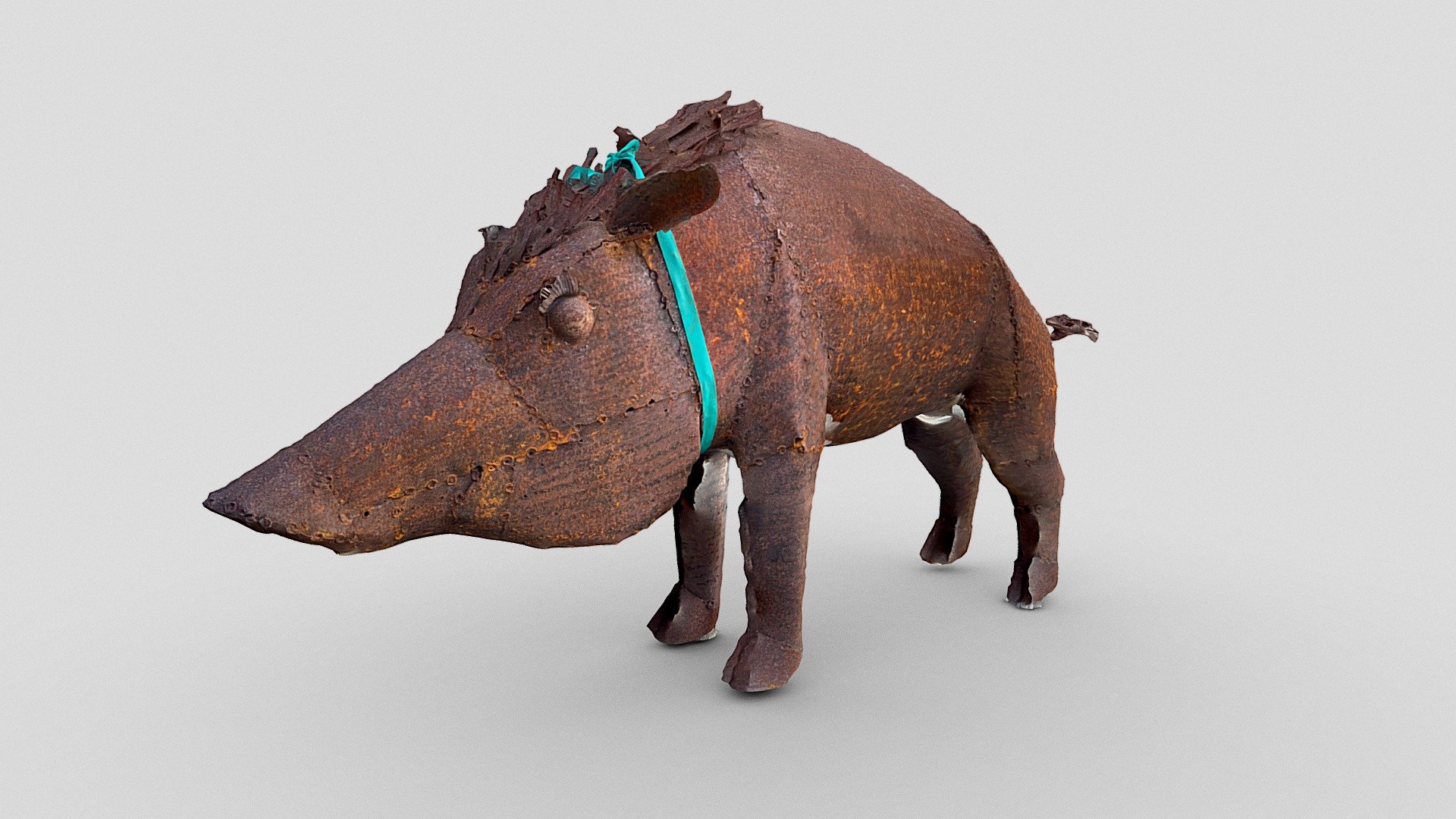 Metal boar statue - Download Free 3D model by Emm (@edemaistre ...