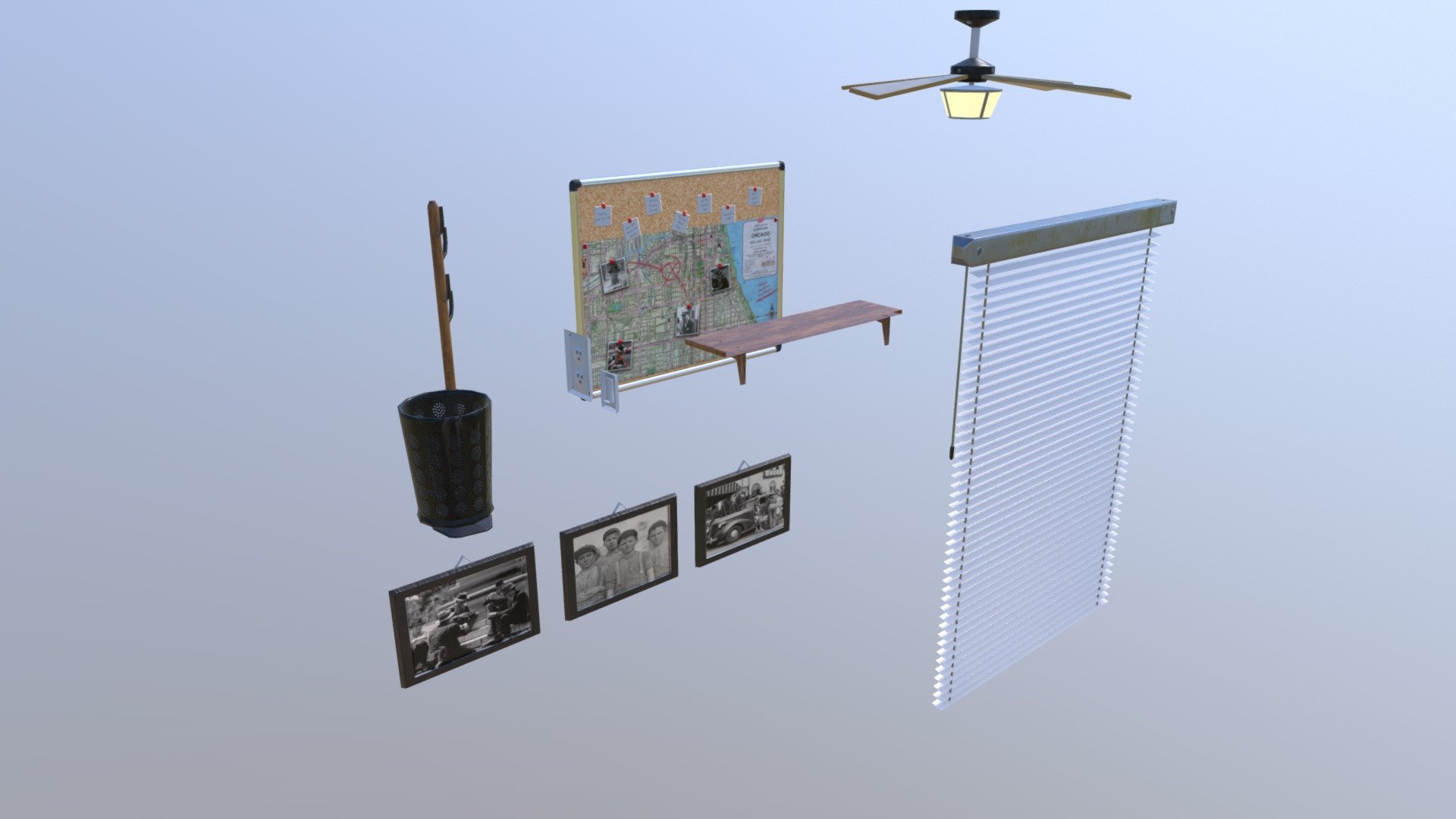 PI Office Props 2 - 3D model by Nikola Jankovic (@nix-design) [87b5877 ...